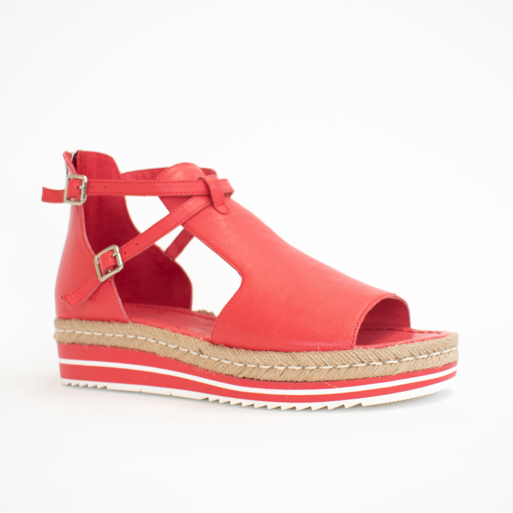 Django and Juliette Alexys Red | Womens Big EU Sizes 42 43 44 45 ...