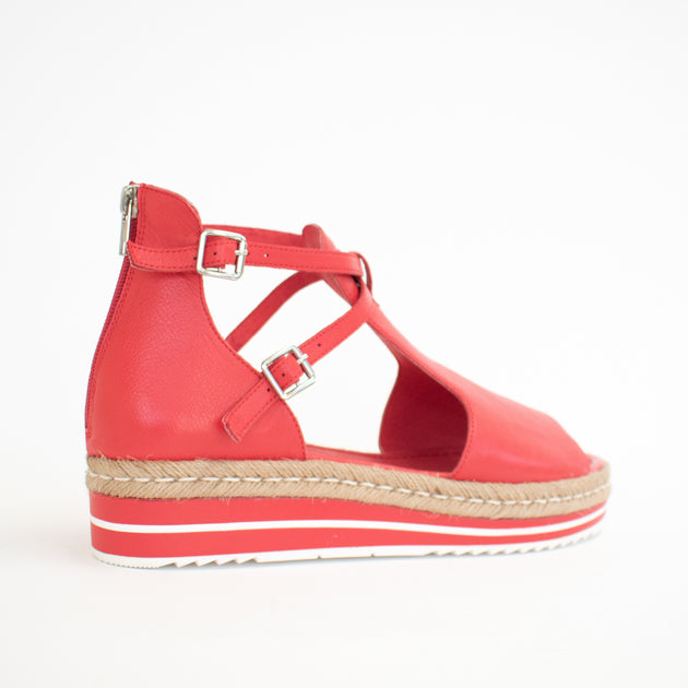 Django and Juliette Alexys Red | Womens Big EU Sizes 42 43 44 45 ...