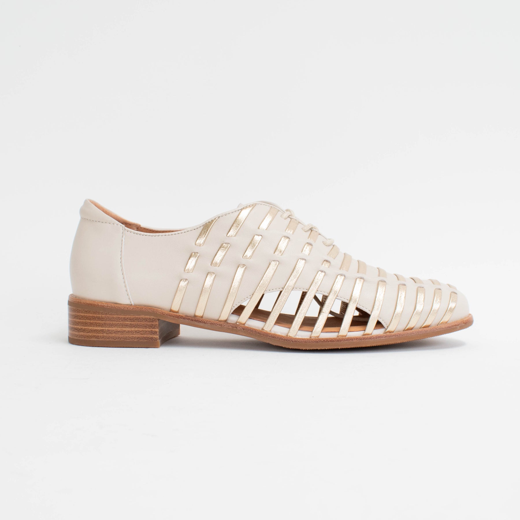Bresley Arco Bone Gold Shoes | Womens Big EU Sizes 42 43 44 45 46 ...