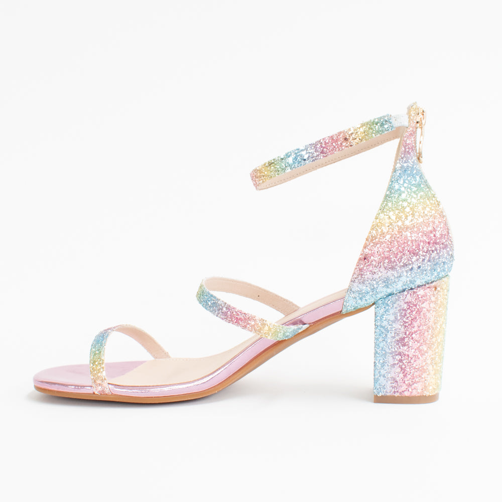 KatieNMe Clifton Sparkle Rainbow | Womens Big EU Sizes 42 43 44 45 46 ...