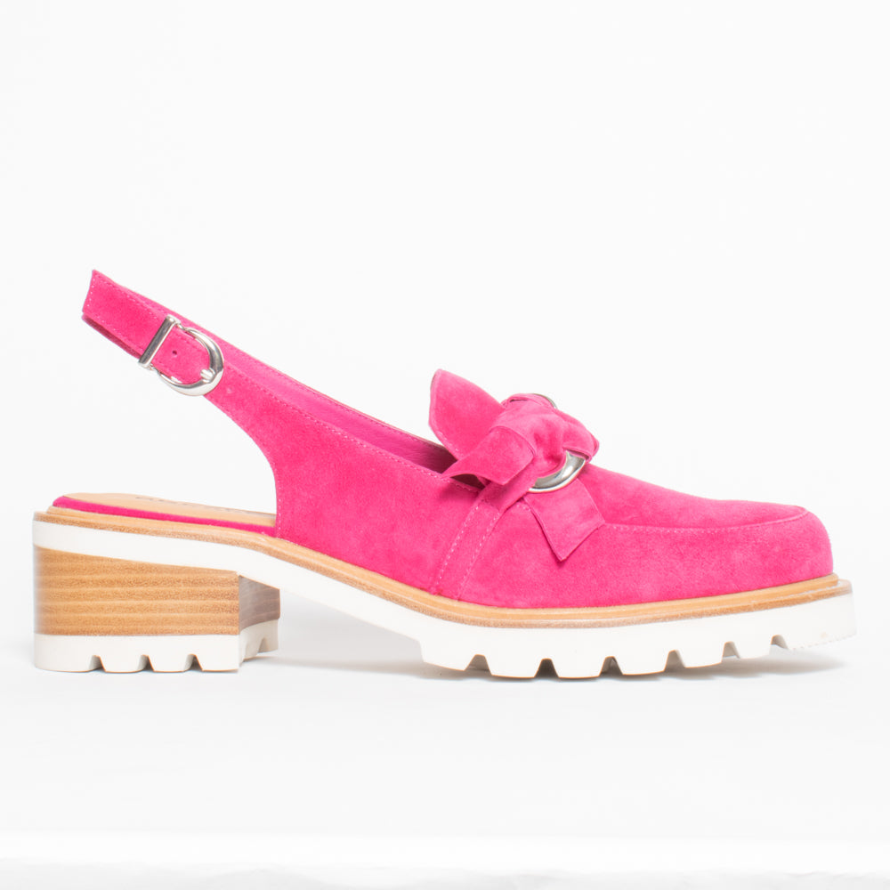 Bresley Dosile Hot Pink Suede | Womens Big EU Sizes 42 43 44 45 46 ...