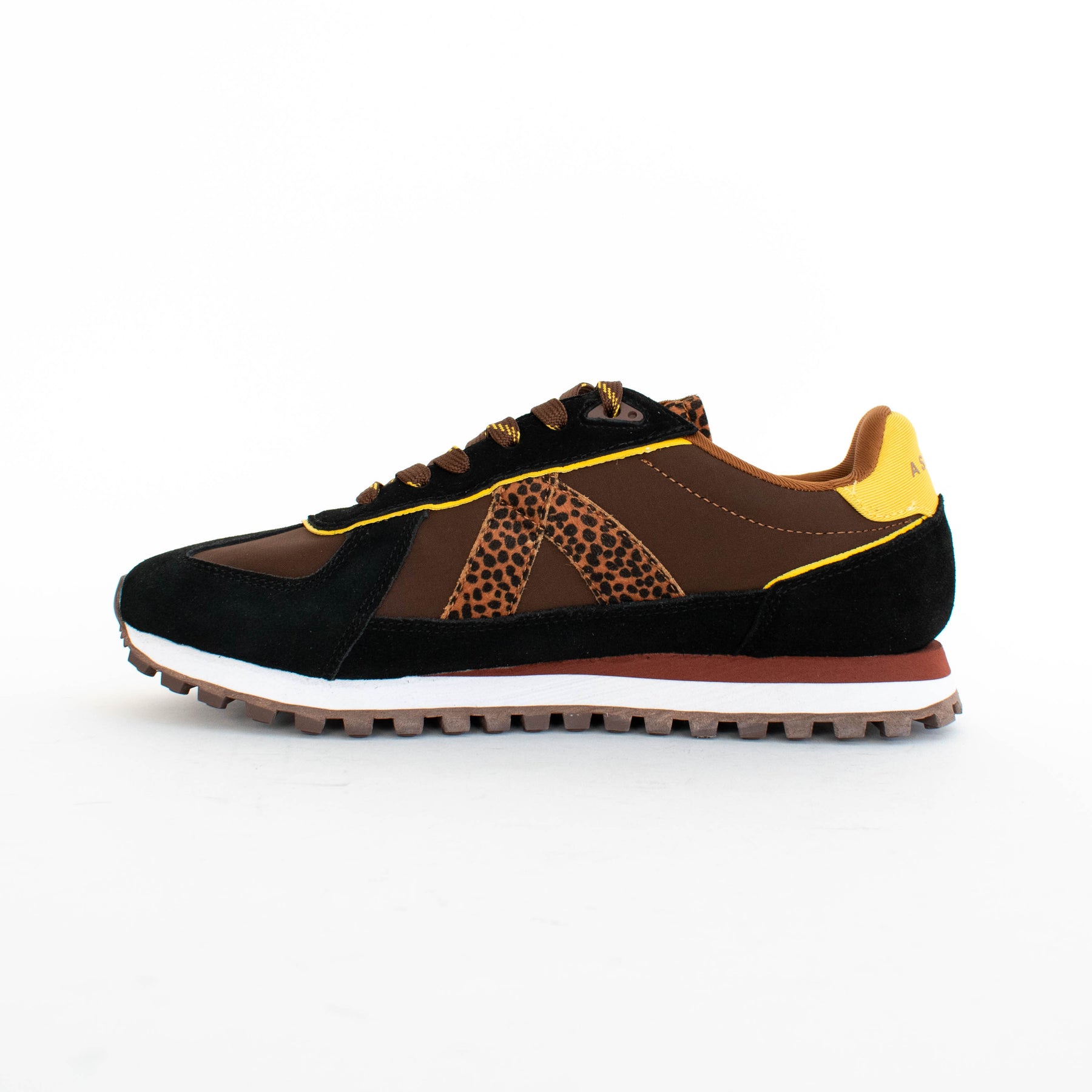 ASFVLT Gate Black Brown Safari Shoes | Womens Big EU Sizes 42 43 44 45 ...