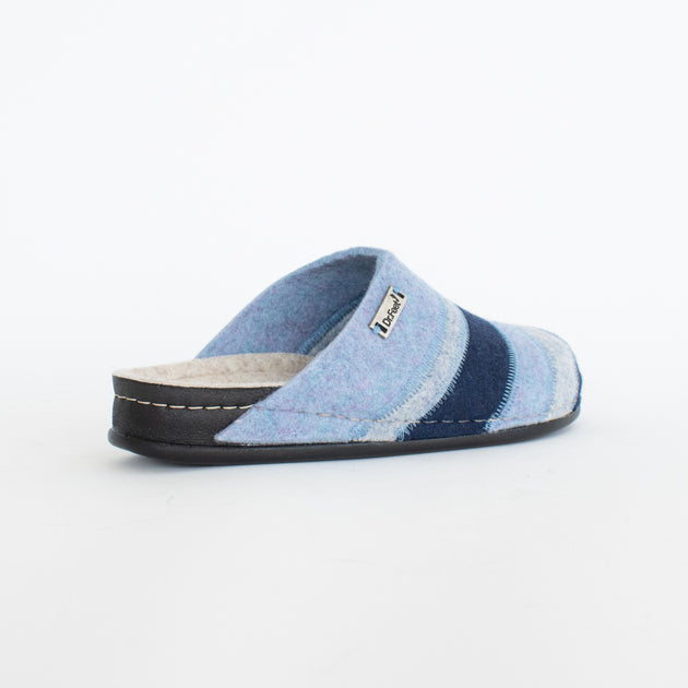 Dr Feet Hannah Navy Multi Slippers | Womens Big EU Size 42 43 44 45 46 ...