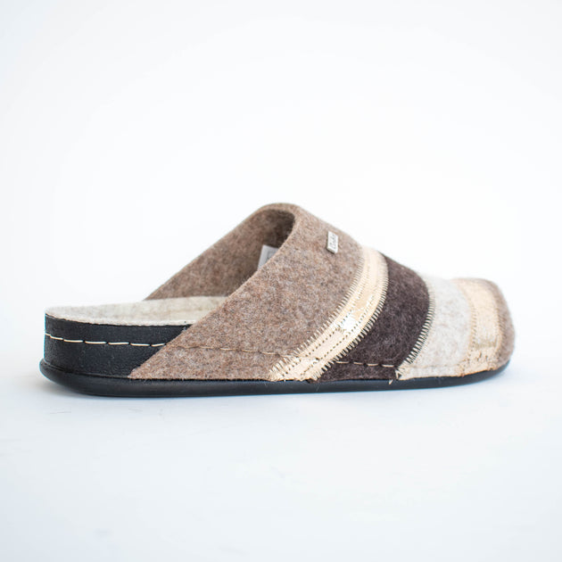 Dr Feet Hannah Camel Metal Slippers | Womens Long EU Sizes 42 43 44 45 ...