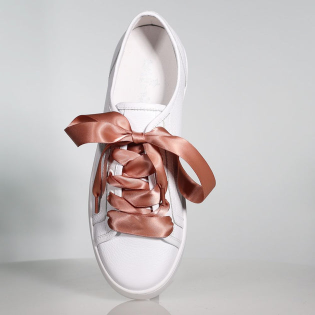 Minx Satin Laces Bronze – Willow Shoes