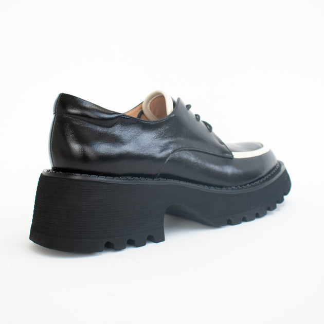 Bresley Sher Black Bone Shoes | Womens Big EU Sizes 42 43 44 45 ...
