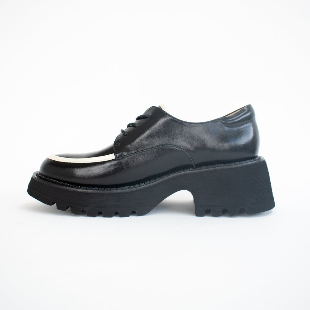 Bresley Sher Black Bone Shoes | Womens Big EU Sizes 42 43 44 45 ...