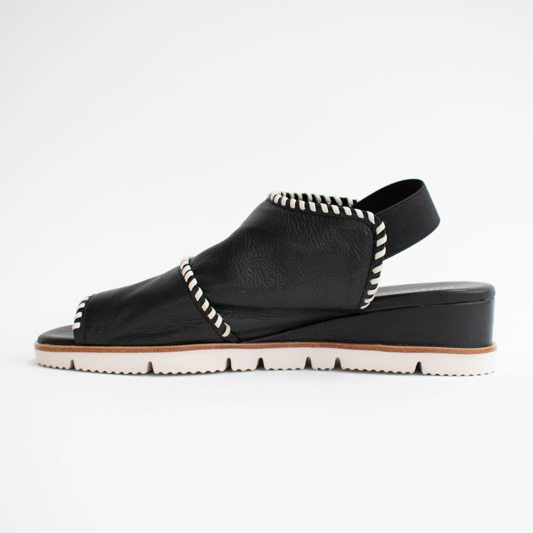 Bresley Sigma Black Bone Sandals | Womens Big EU Sizes 42 43 44 45 46 ...