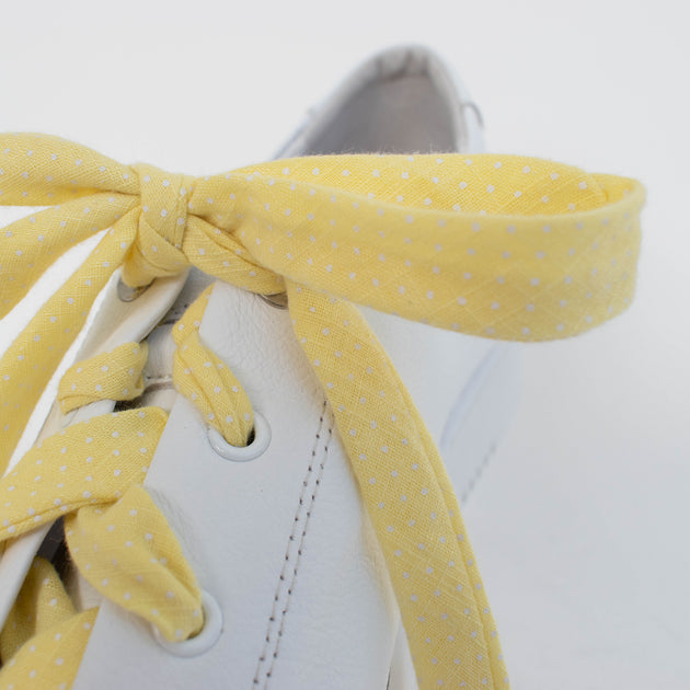 Minx Laces Spotty Dotty Lemon – Willow Shoes