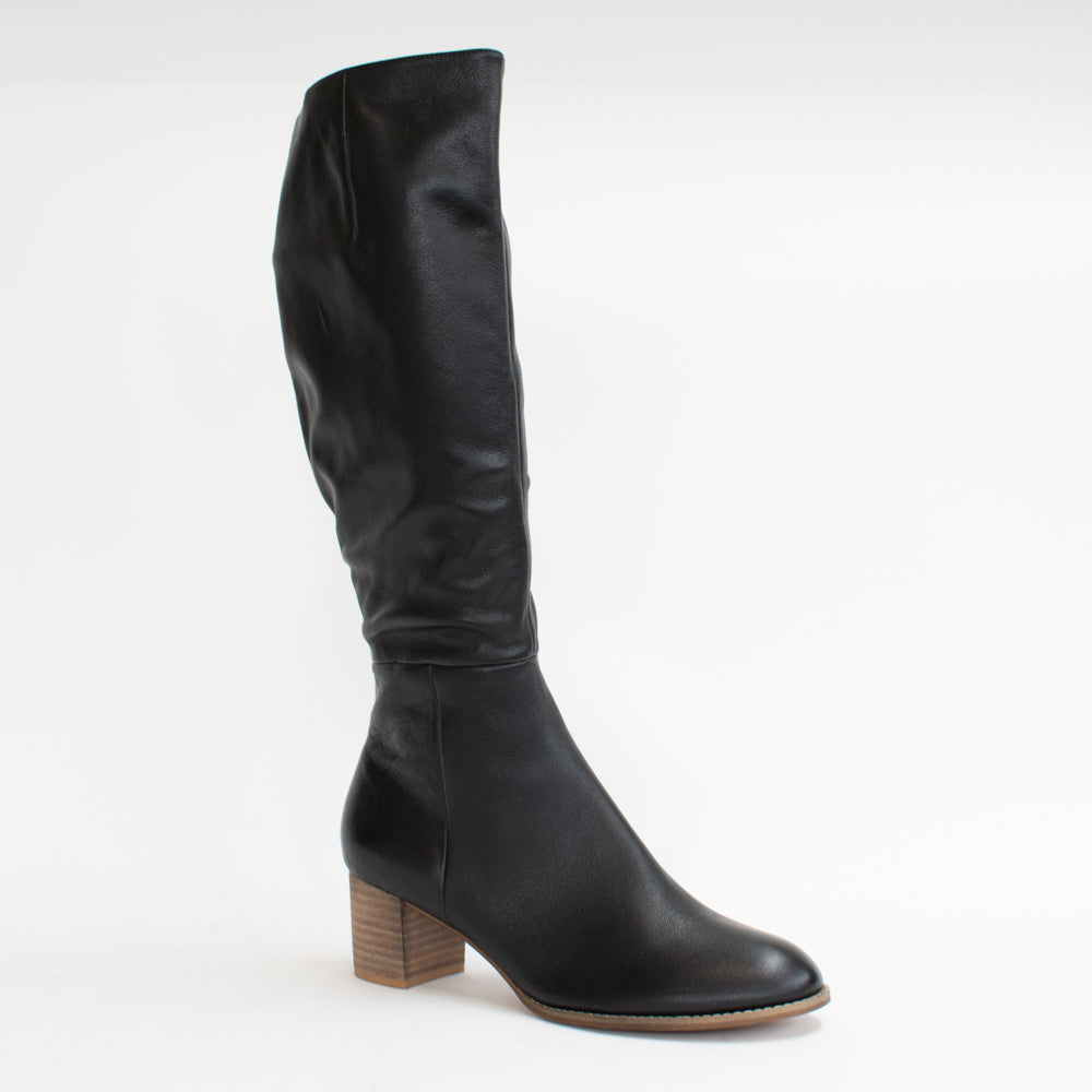 DJ Sled Black With Natural Heel | Womens Big EU Sizes 42 43 44 45 46 ...