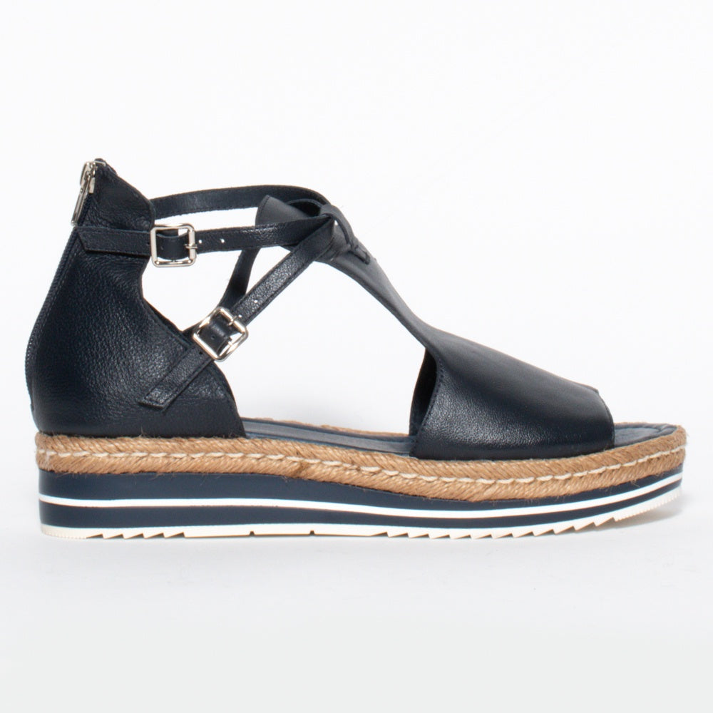Django and Juliette Alexys Navy Sandal | Womens Sizes EU 42 43 44 45 ...